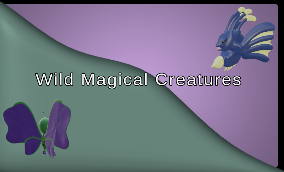Wild Magical Creatures (Version 2) by Santiago Auscarriaga