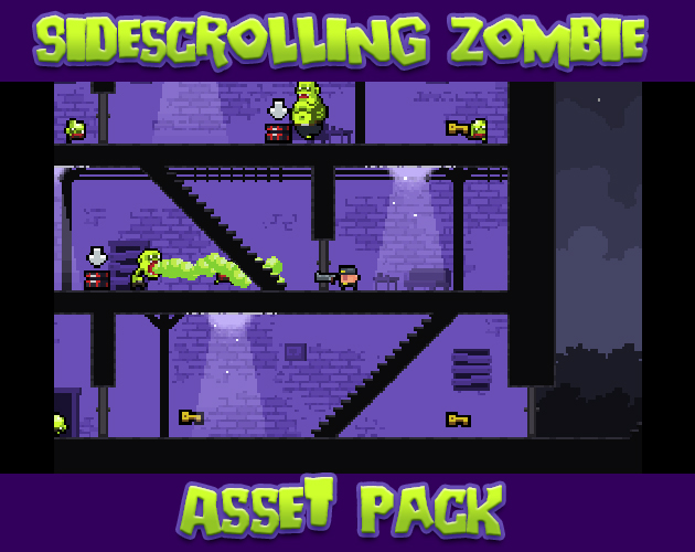 Zombie Sidescrolling Asset Pack by dani567