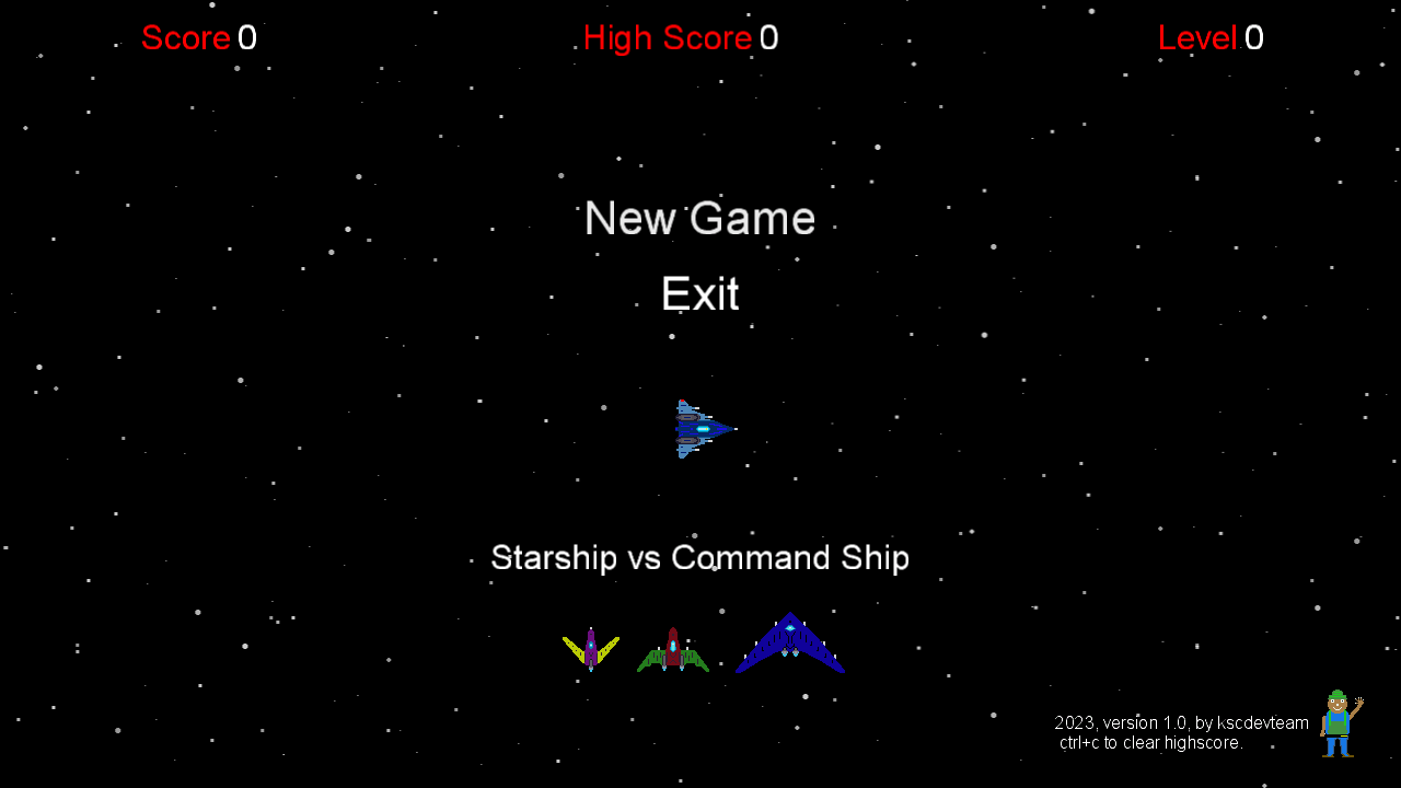 Starship vs Command Ship by kscdevteam