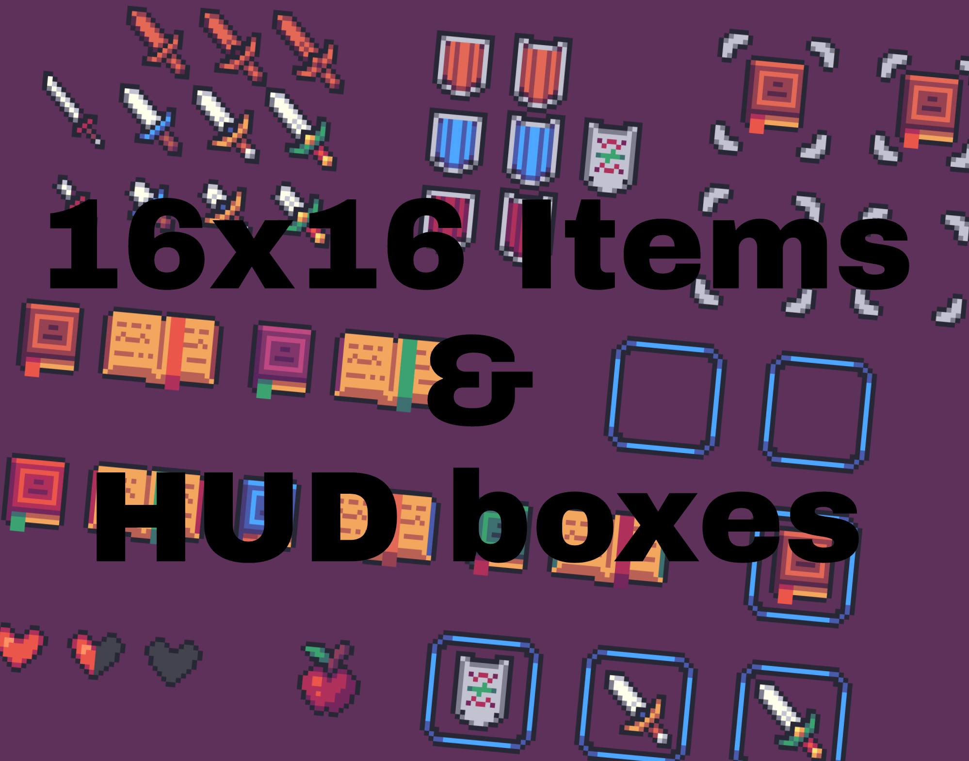 Small 16x16 Items & HUD icons by ShippuKirifuda