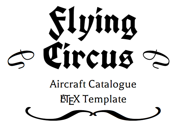 Flying Circus Catalog Template (LaTeX) by Tetragramm