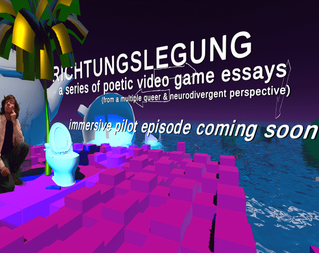 RICHTUNGSLEGUNG - a series of poetic video game essays, trailer by luka