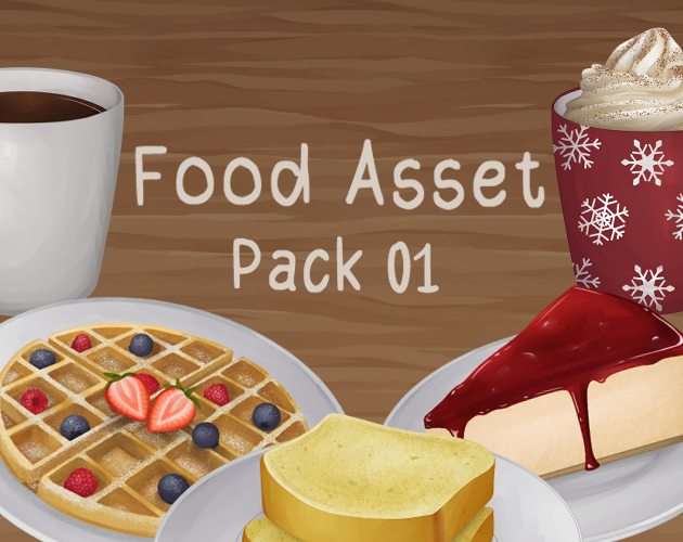 Food Asset Pack 01 - Coffee Shop by Floramisu