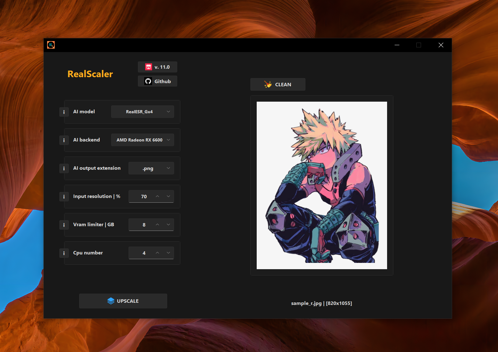 RealScaler 1.11 - fast image/video AI upscaler app (Real-ESRGAN) by jangystudio