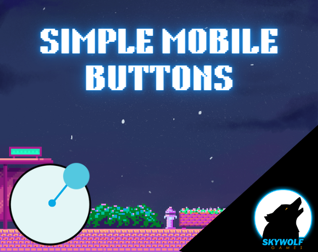 Free Simple Mobile Buttons by SkywolfGameStudios
