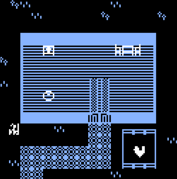 Bitsy Wall Demo by UGLY ARTIST GAME STUDIO