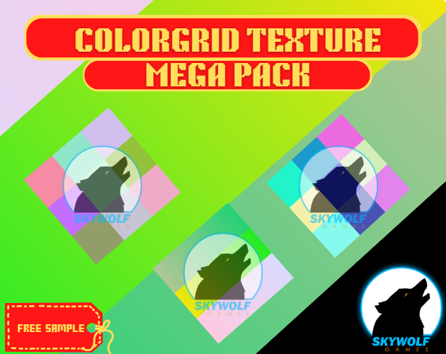 Colorgrid Texture Mega Pack by SkywolfGameStudios