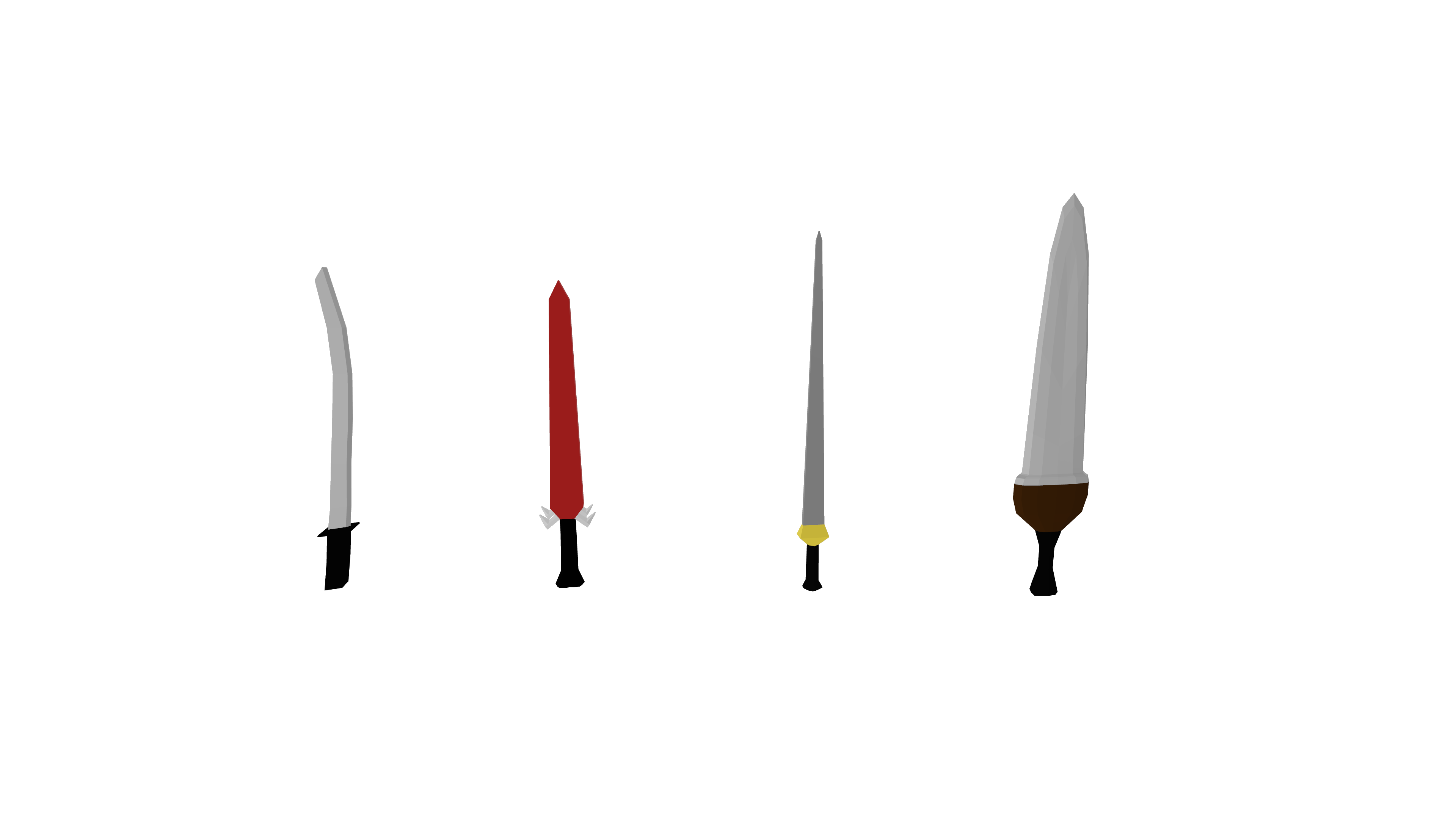 Low Poly Swords by Fig Dev