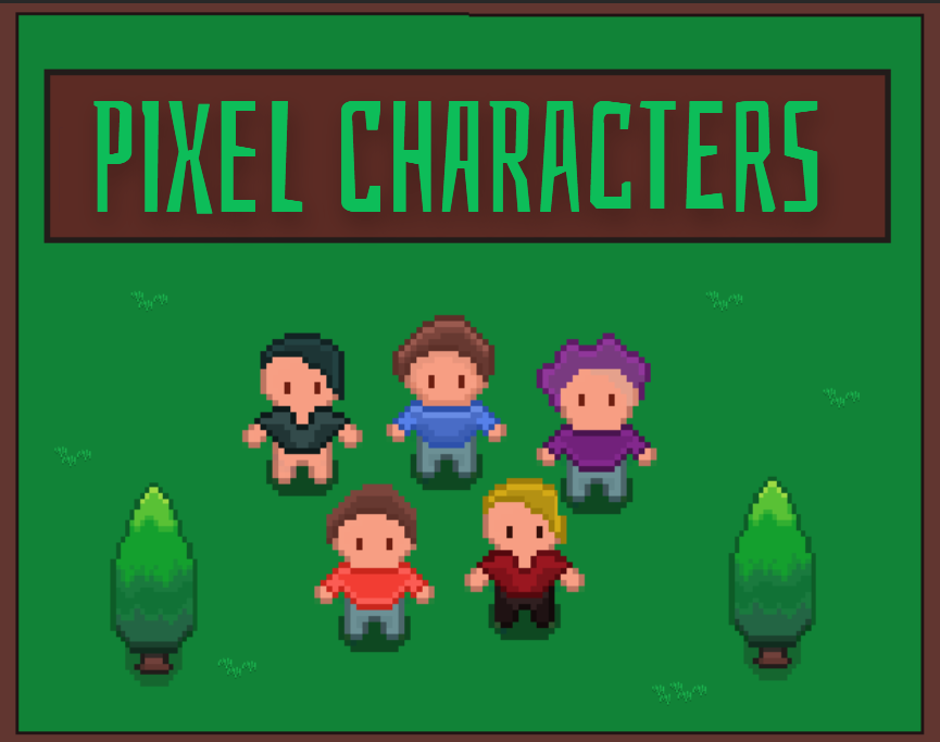 Pixel Characters by Joao9396
