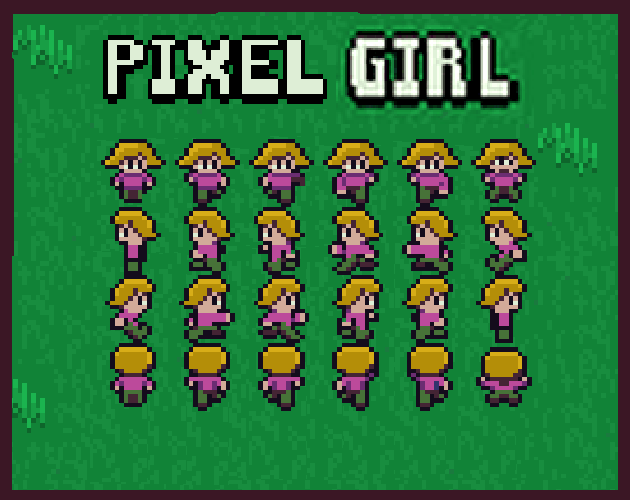 Pixel Girl 16x16 by Joao9396