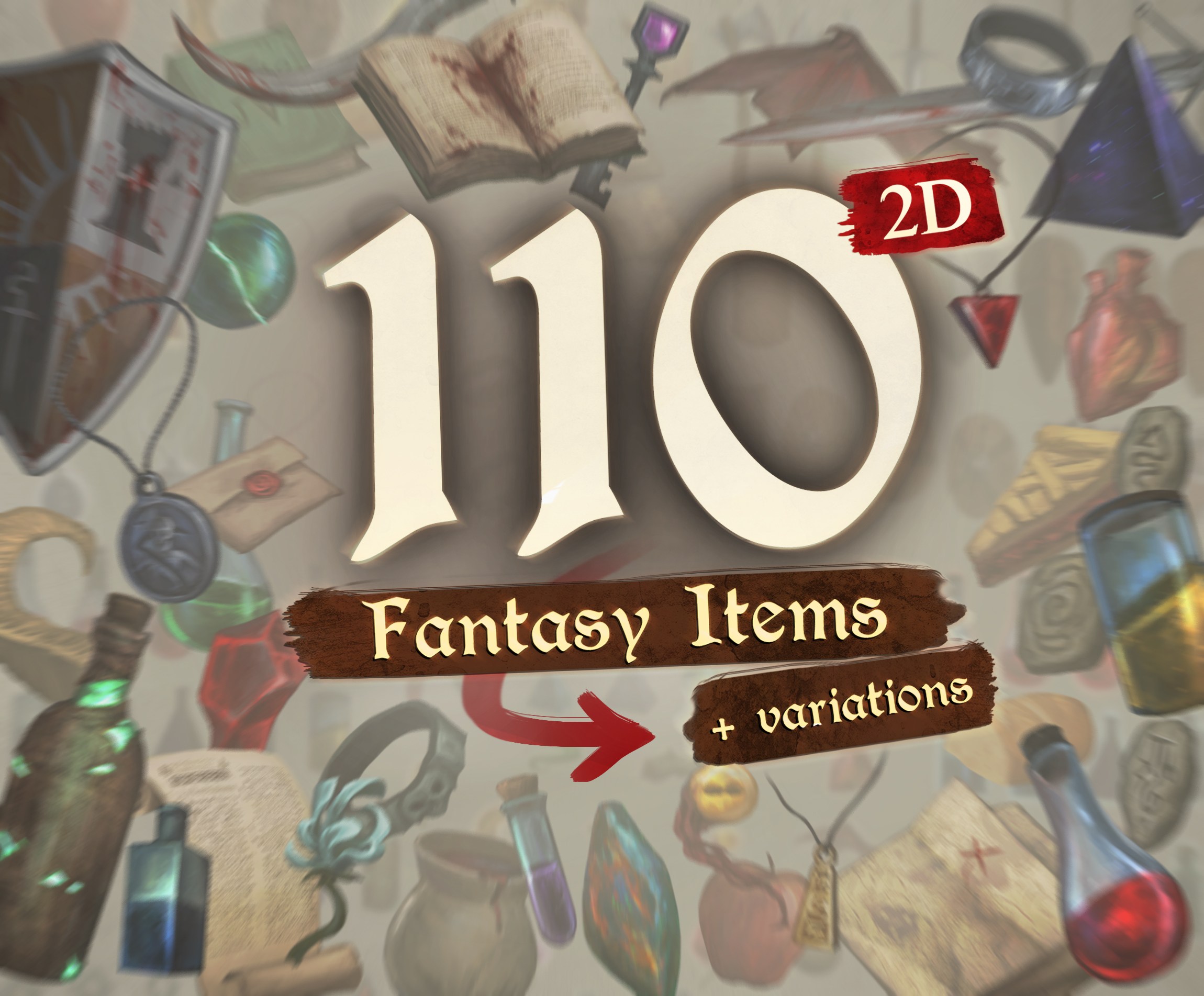 110 Fantasy Items by Fim