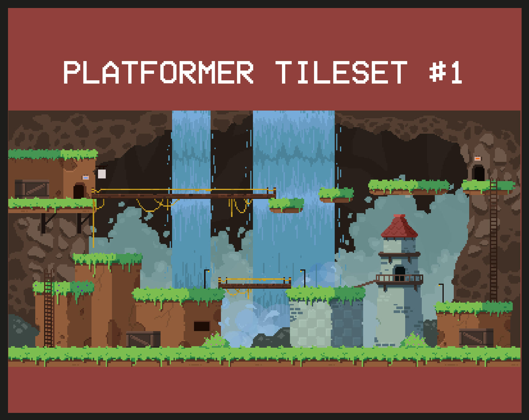 Platformer Tileset #1 by the14collective