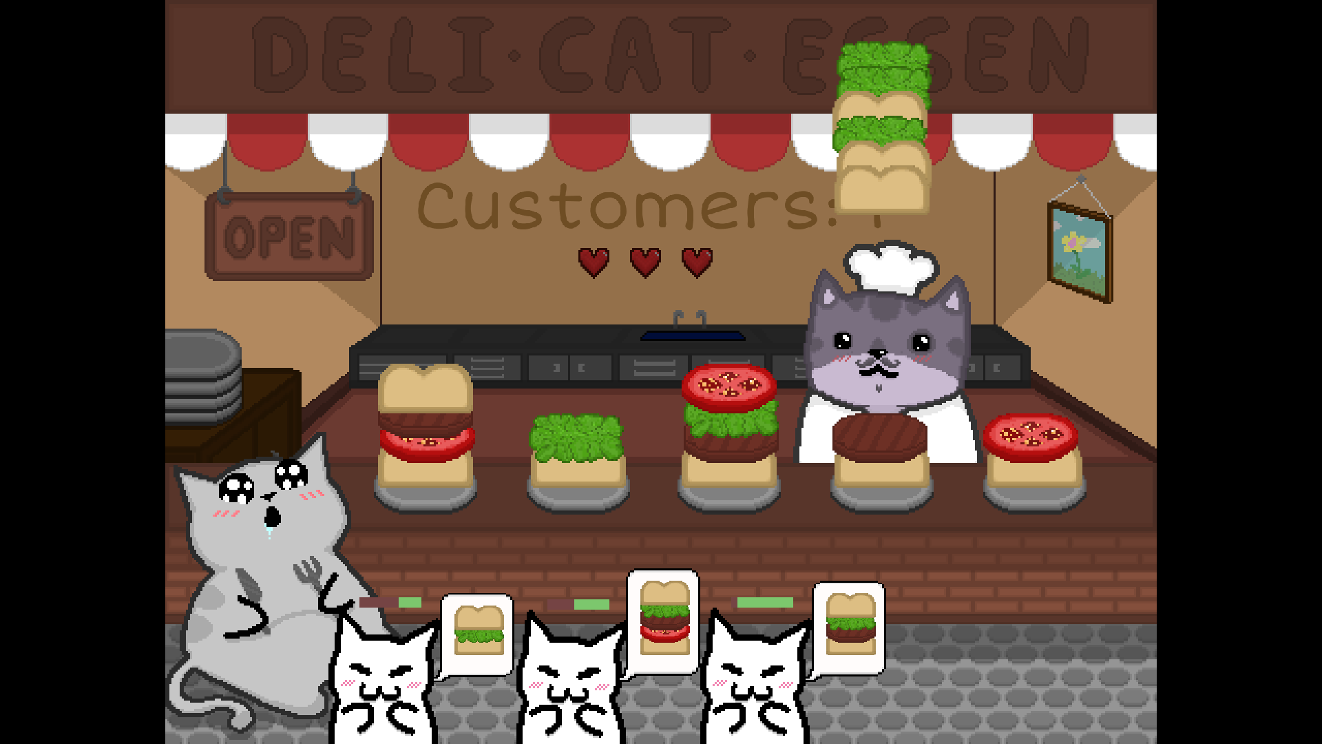 Deli-Cat-Essen by NoamZeise, Gerbzies