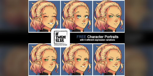 Character Asset: Reyna Portraits by IF THEN ELSE - INTERACTIVE FICTION