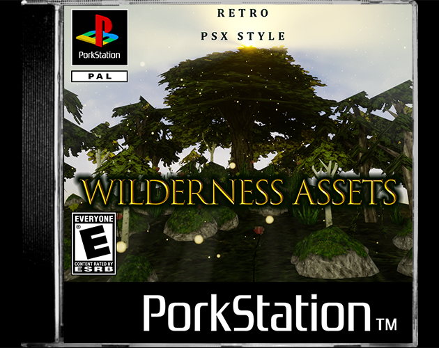 Retro PSX Style Wilderness Assets by PorkBellyGames
