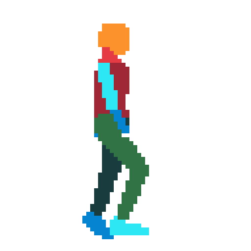 Walk Template 64x64 by bernardovergara