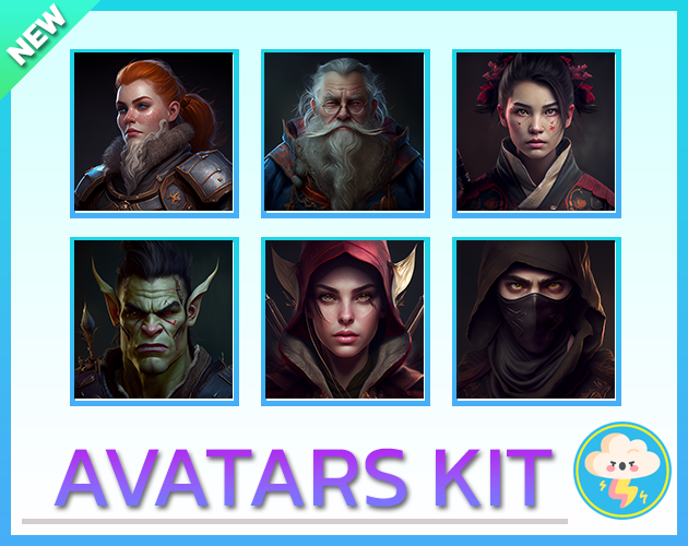 Avatars Icon - Asset Pack by Storm