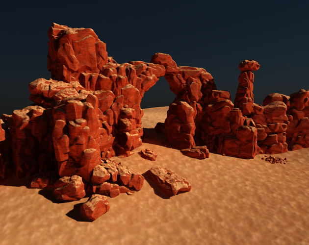 Godot Cliffs & Rocks Asset Pack 1 by Arnklit