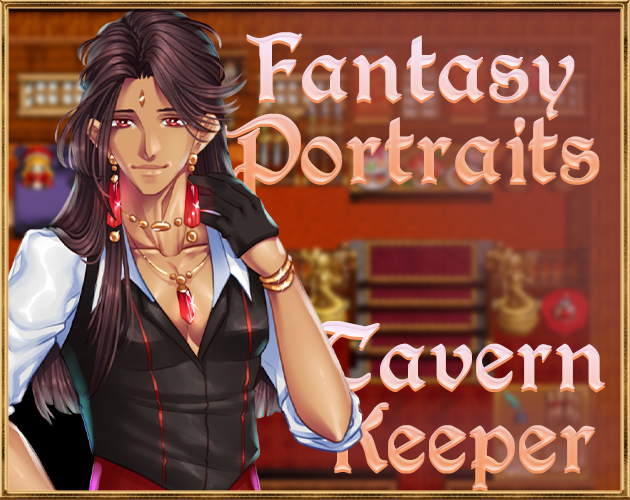 Fantasy Portrait - Tavern Keeper Male Character Talksprite by FKDemetri