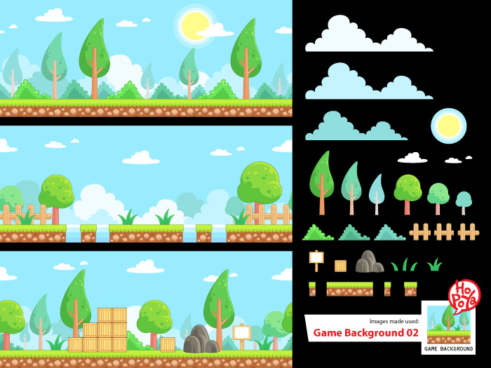 Game Background 02 by mikailain