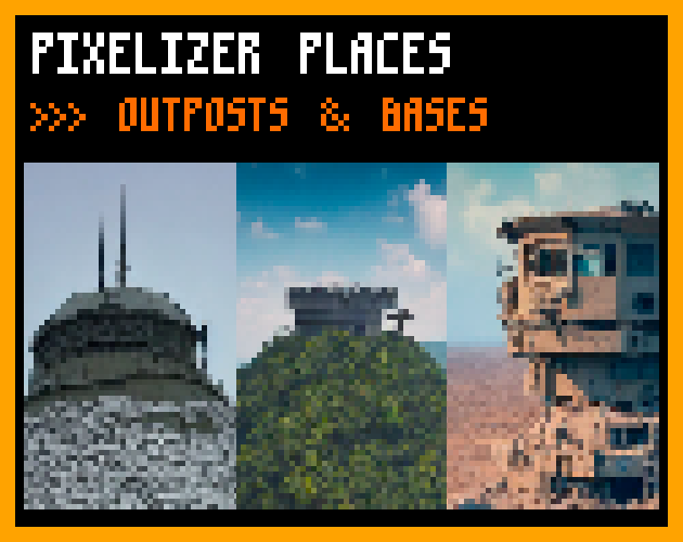Pixelizer Places: Outposts & Bases by Megabyte Games