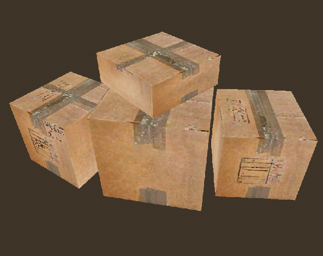 PSX - Cardboard Boxes by Dragon1Freak