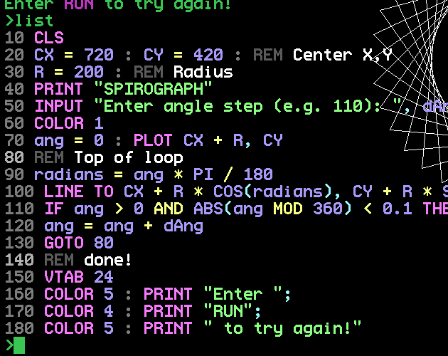 MiniBASIC by JoeStrout