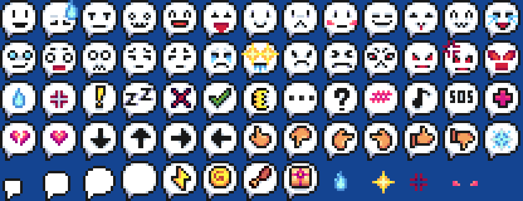 Pixel Emojis 16x16 by BDragon1727