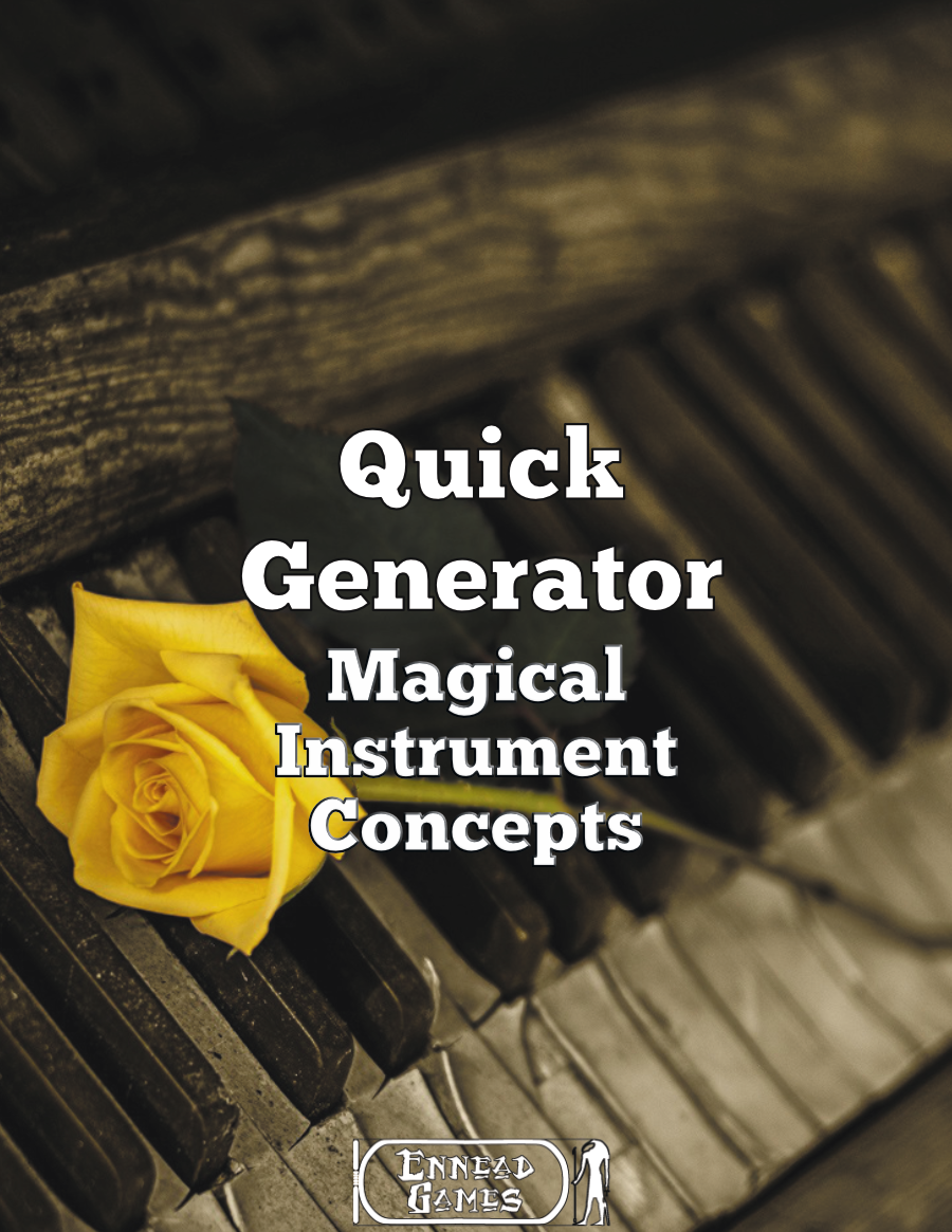 Quick Generator Magical Instrument Concepts By Ennead Games