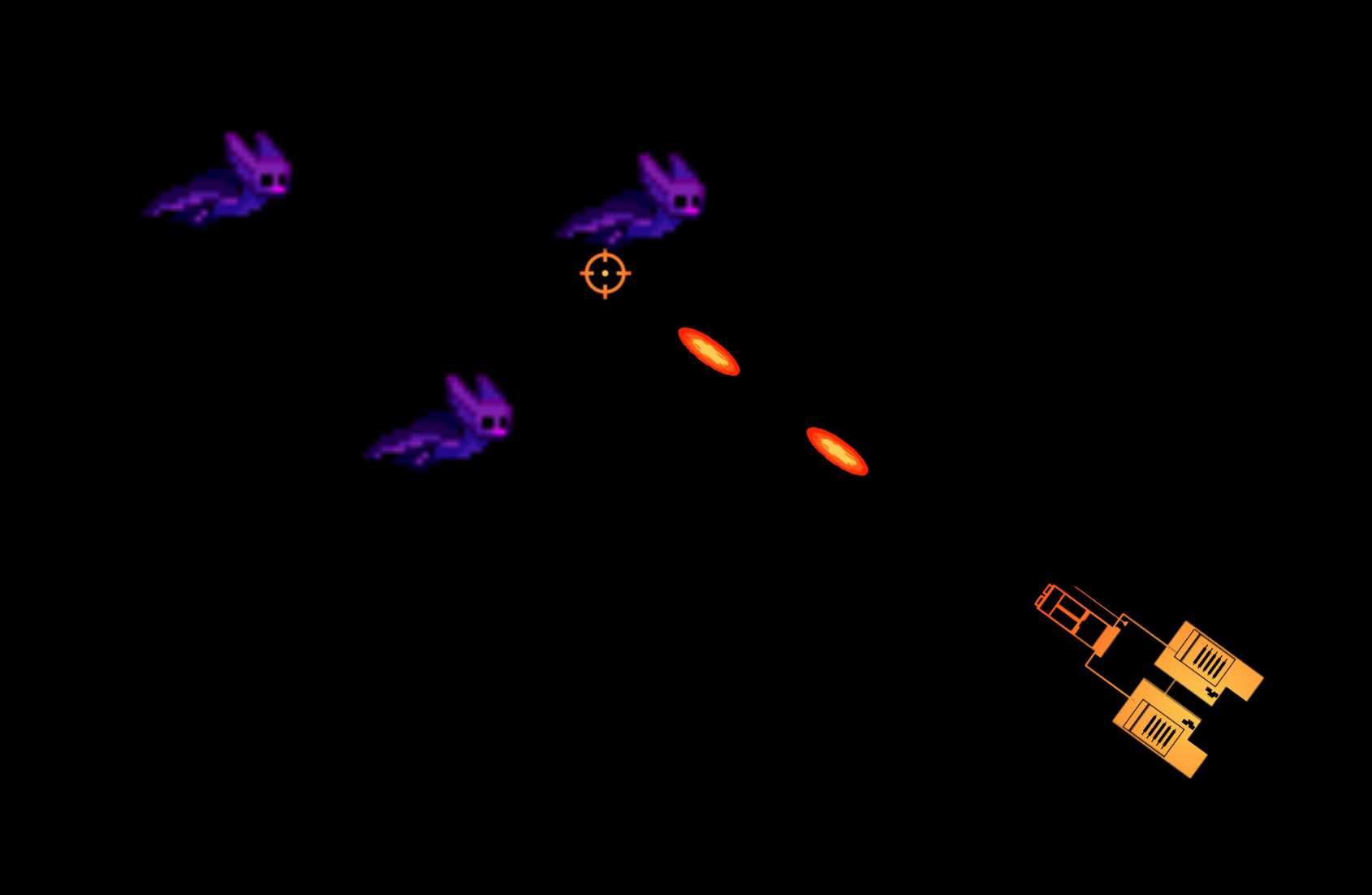 Neon_Turret_Bat_Hunter by Aleh Zakharau