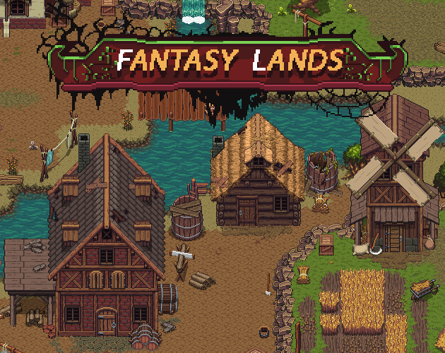 Fantasy Lands Houses by Szadi art.