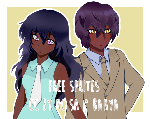 Free VN Sprites [F2U] by Banya