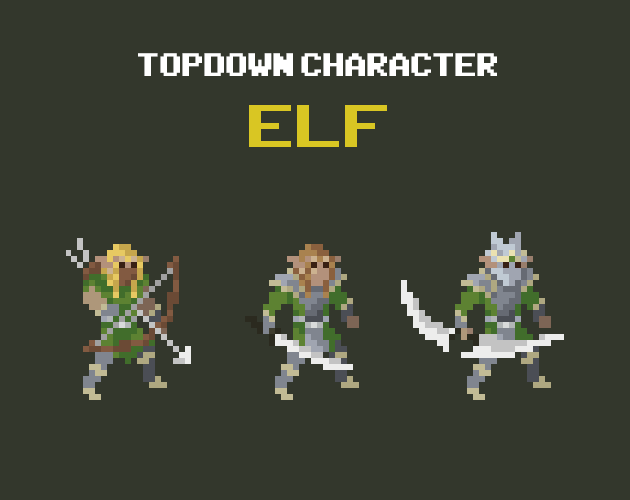 Comments - Elf - Top Down Pixel Art Character Assets by sanctumpixel