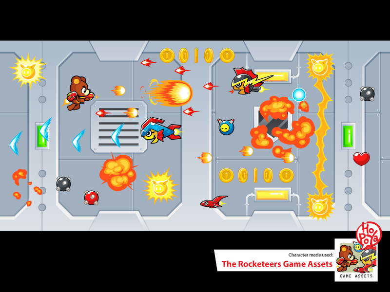 The Rocketeers Game Assets by mikailain