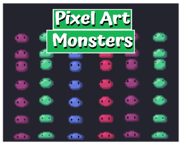 Pixel Art Monsters by Joao9396