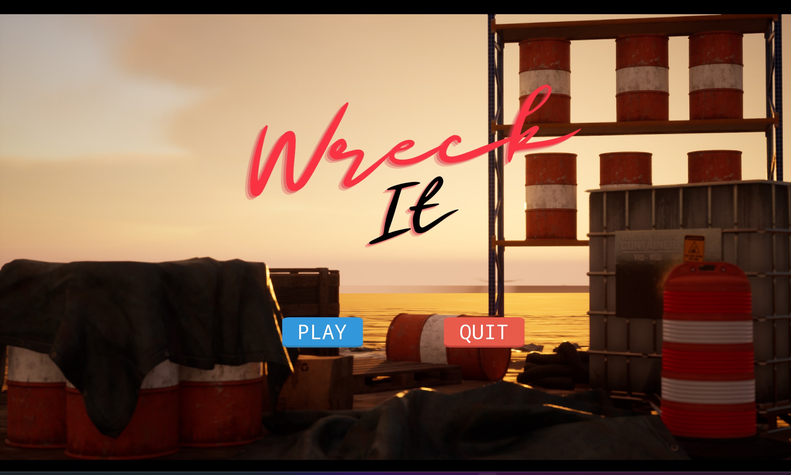 Warehouse Wreckage by Marcusayush