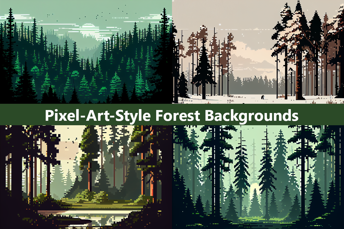 Forest - Pixel Art Style Backgrounds by Jamon