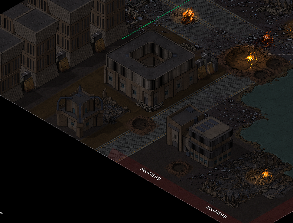 Isometric Battlefield :: Besieged Metropole by Starlight Furnace