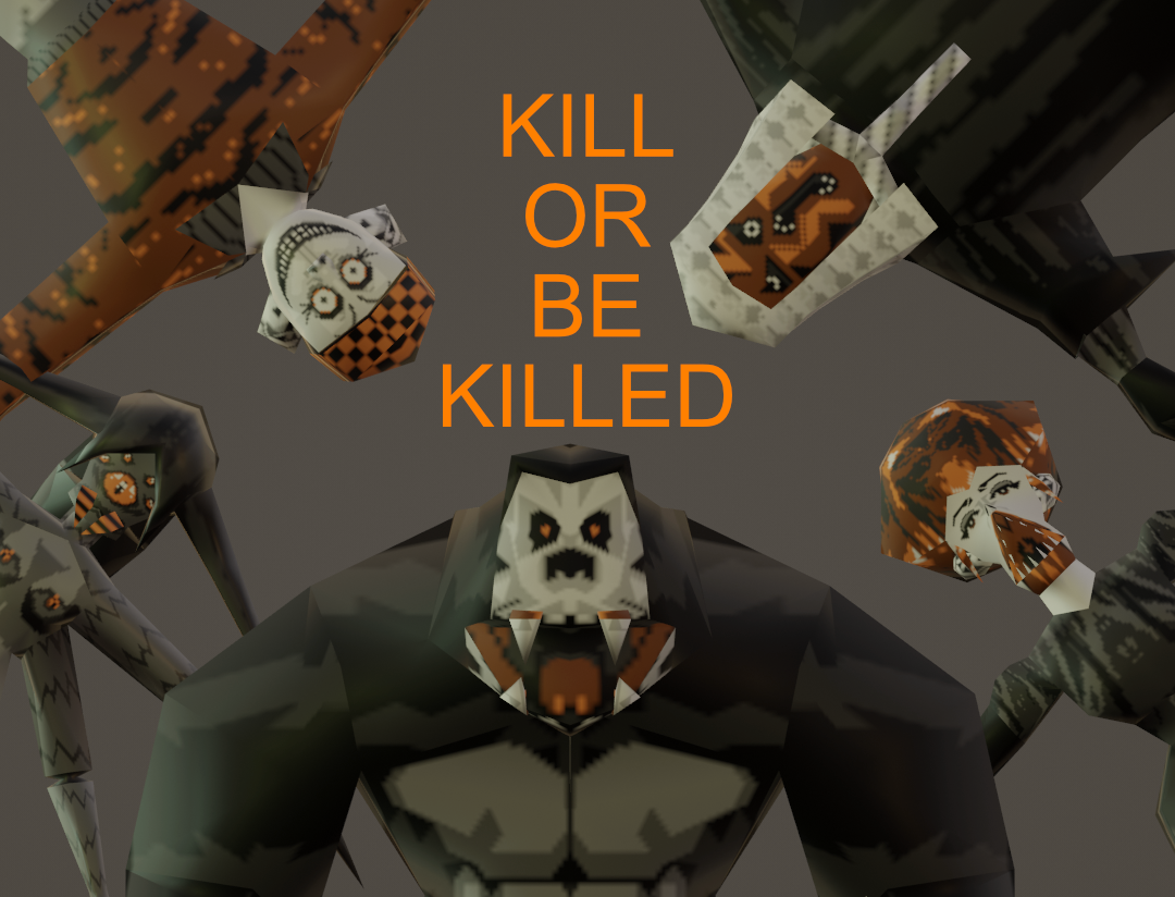 Kill Or Be Killed - 3D Character Pack by beachboogeyman