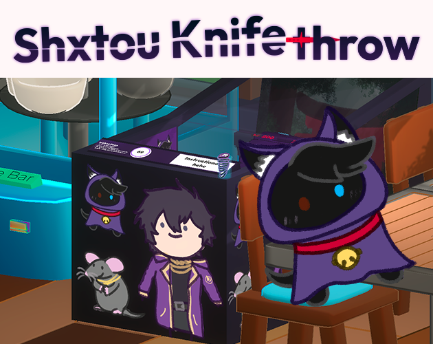 [FANGAME] Shxtou Knife Throw Arcade Game by Neko The Wolf