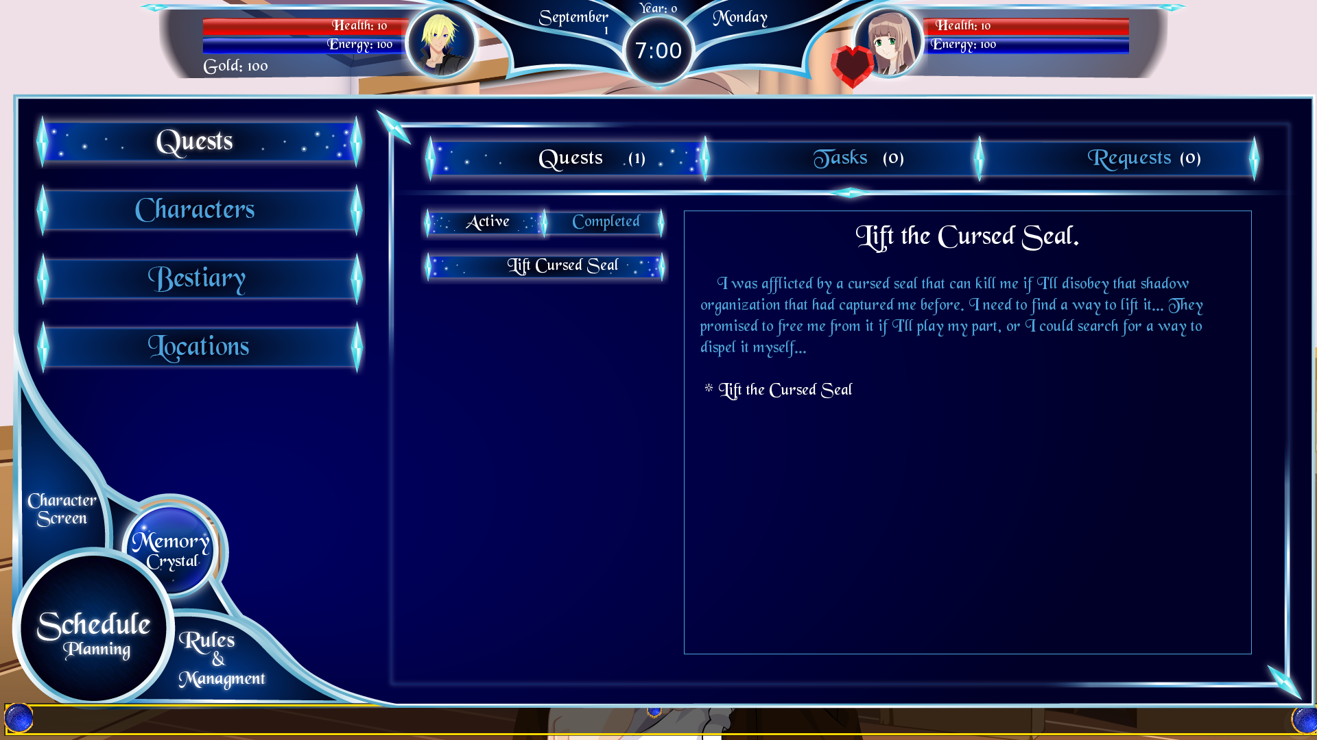 A place to store your quests~ - itch.io