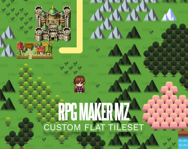 Overworld RPG Maker Tileset by LadyLuck