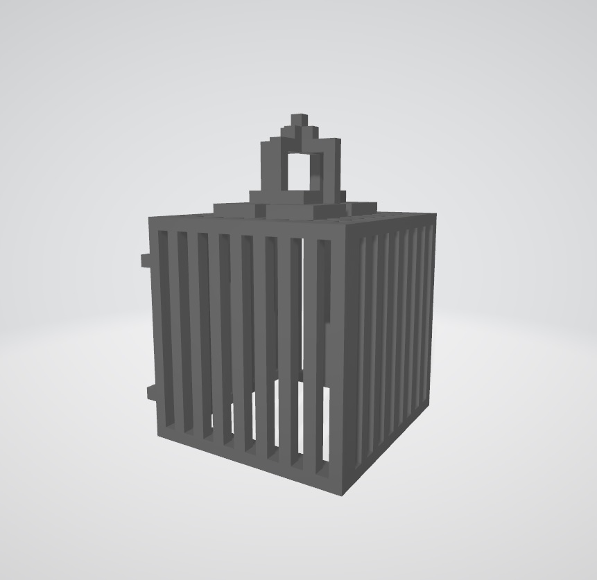 simple voxel cage by Trockk