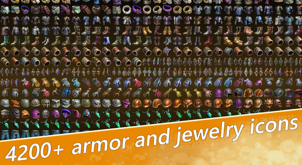 4200+ Armor And Jewelry Icons by CaptainCatSparrow