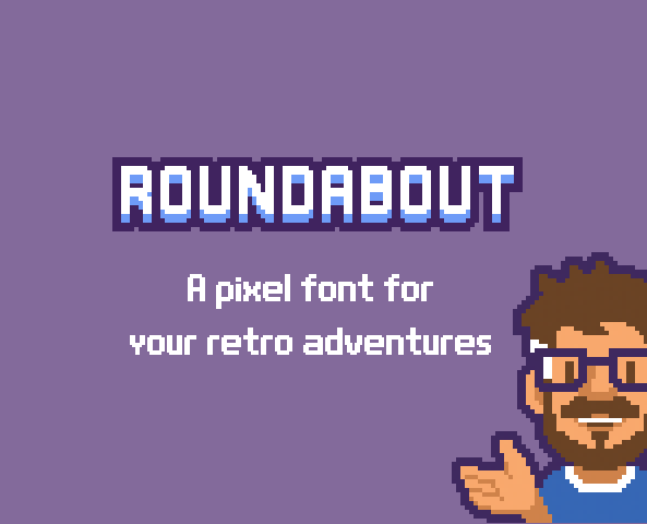Roundabout pixel font (demo included) by FeatureKreep