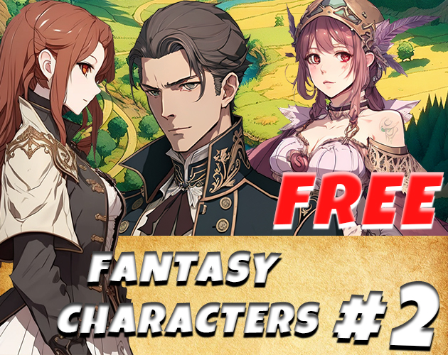 Free Fantasy Characters Pack #2 by Two Orcs