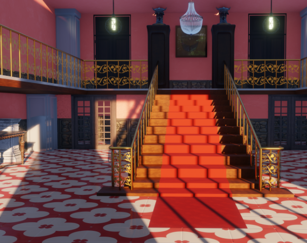 Free Visual Novel Backgrounds (Mansion Pack) by Potat0Master