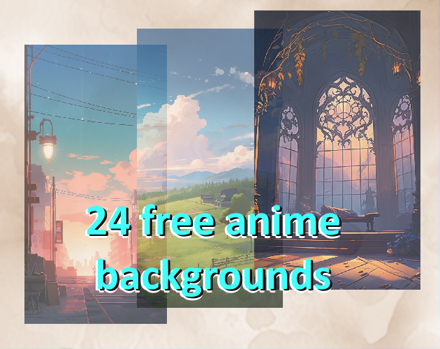 24 free anime backgrounds by MK online services