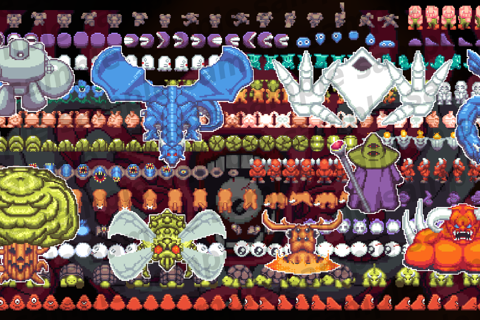 Retro Game-like Monster Pack by ponApp