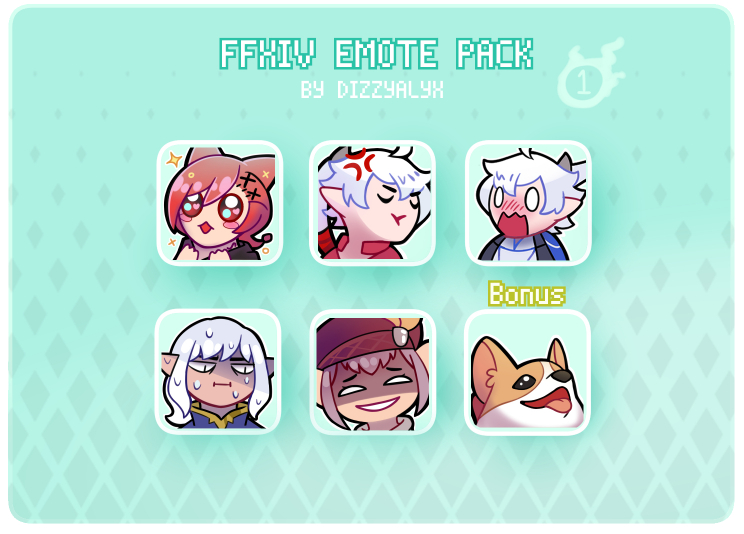 FFXIV Scion Emote Pack 1 by DizzyAlyx